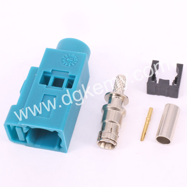 FAKRA SMB Female Jack Code Z Connector for RG174 RG316 - KeMy ...